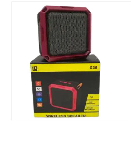 G35 Wireless Bluetooth Portable Speaker (Red) - Weldtech
